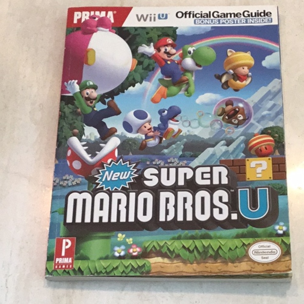New Super Mario Bros U Nintendo Wii U Game & Strategy… - Gem
